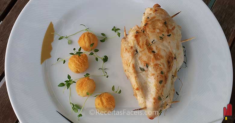 Peitos De Frango Recheados Receitas Fáceis